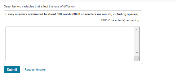 Solved Describe two variables that affect the rate of | Chegg.com