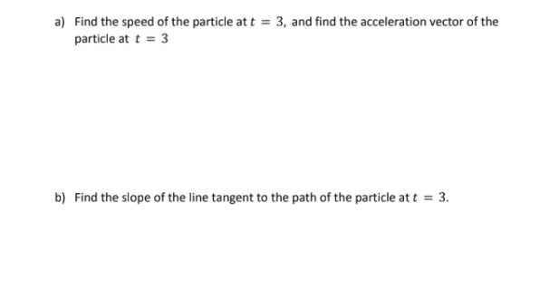 Solved 6. At time t, a particle moving in the xy - plane is | Chegg.com