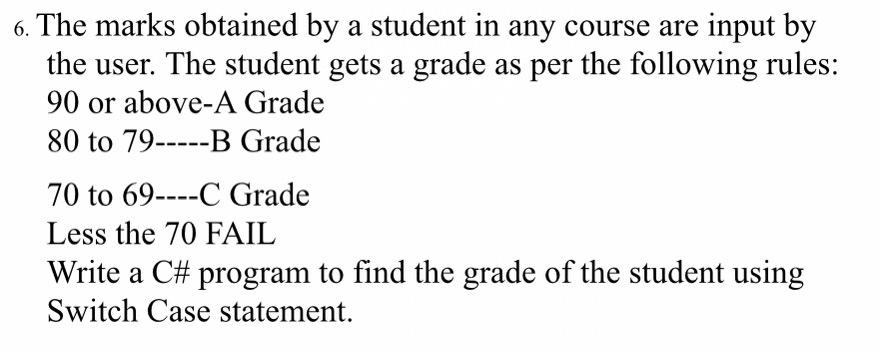 Solved 6. The marks obtained by a student in any course are | Chegg.com