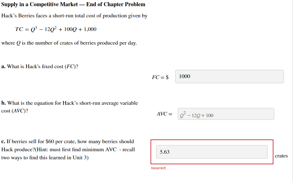 Solved Is my answer suppose to be 5? Since they can not | Chegg.com