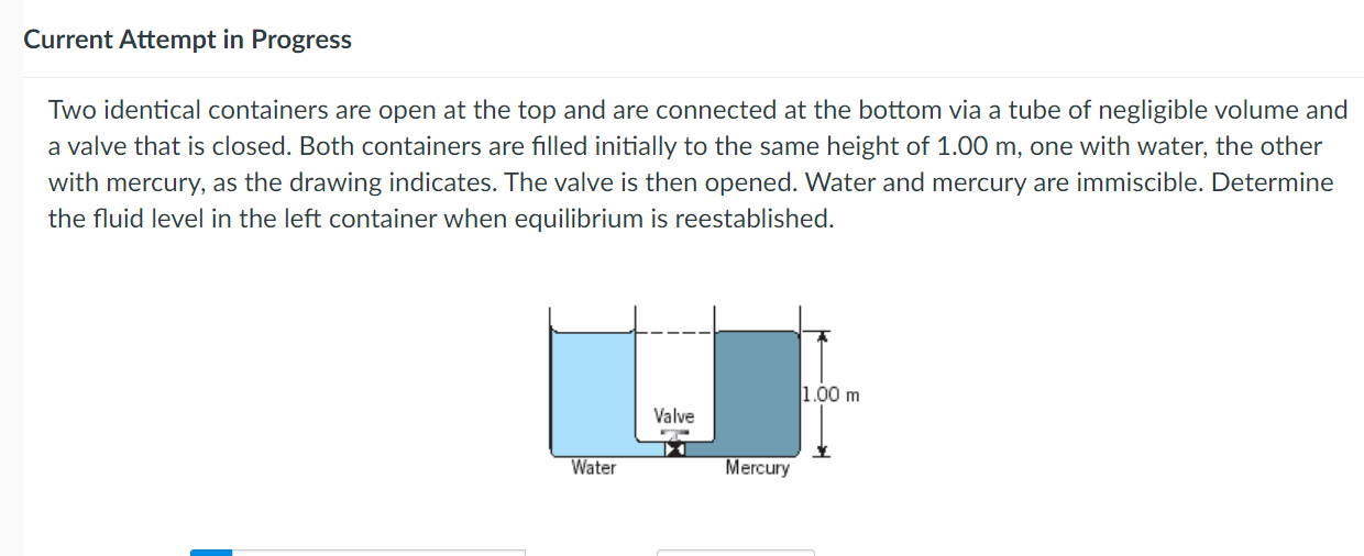 Solved Two identical containers are open at the top and are | Chegg.com