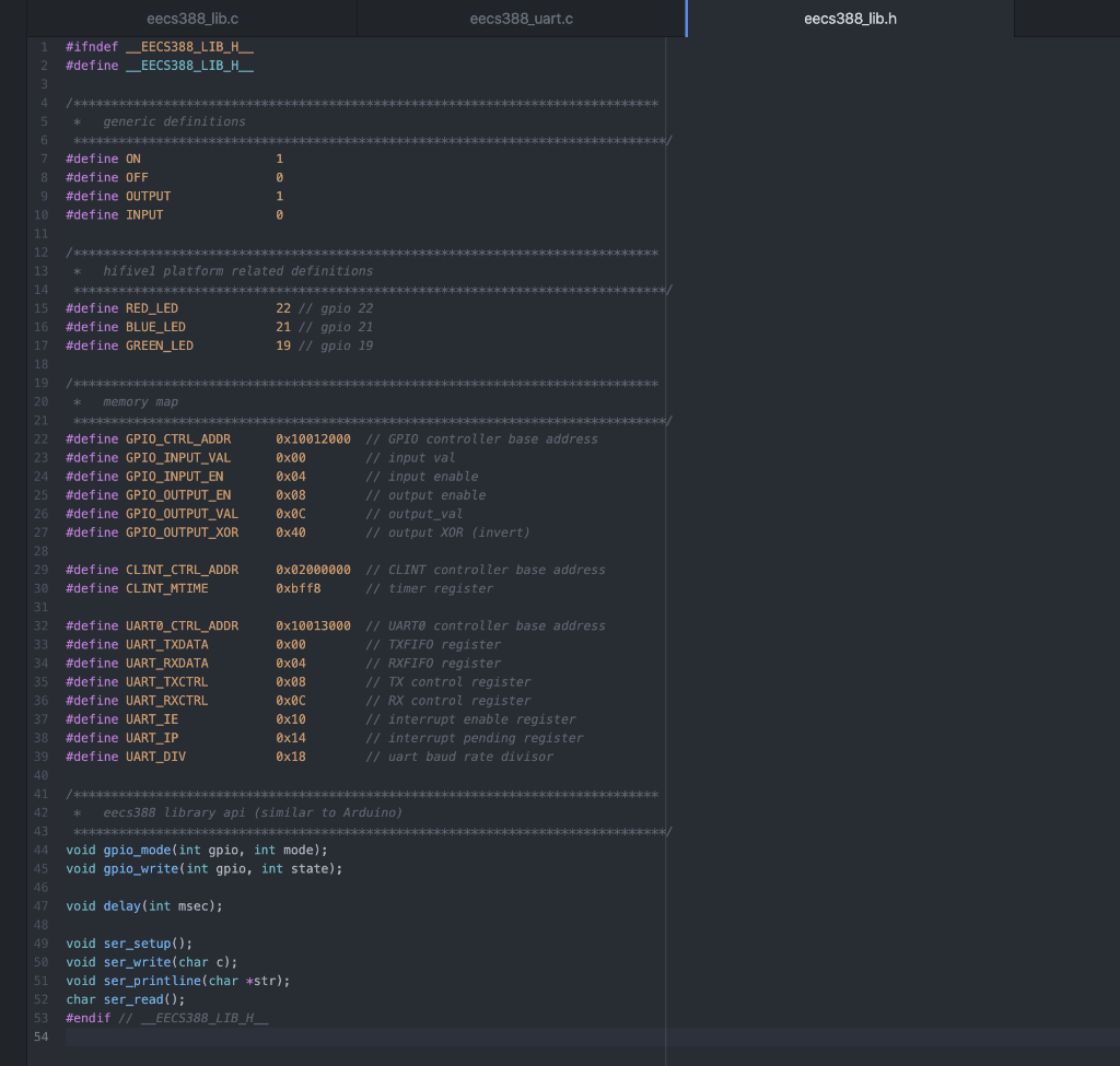 Solved Please help me with the code for the lib.c file. I | Chegg.com
