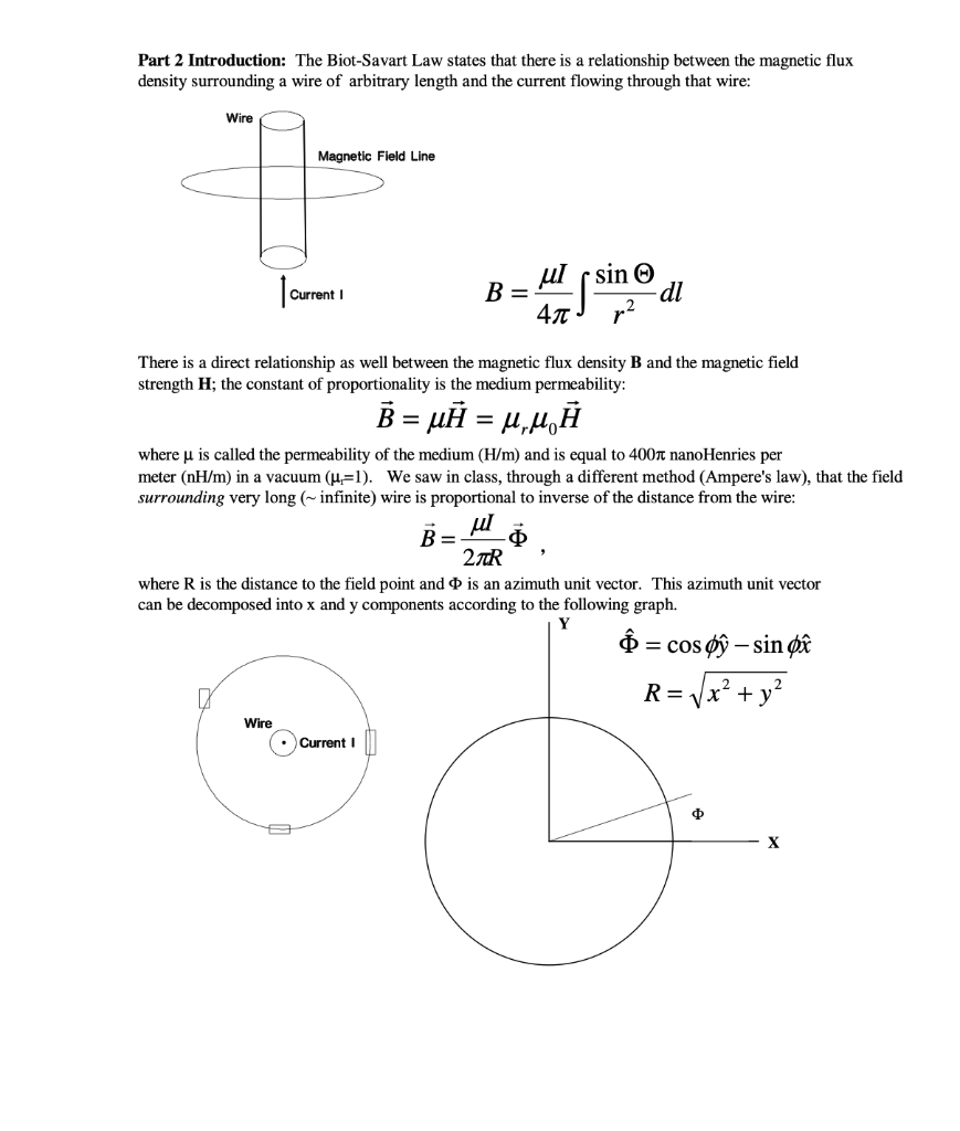 Solved Help calculate H (the magnetic field strength) using | Chegg.com
