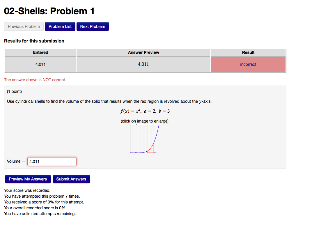Solved 02-Shells: Problem 1 Next Problem Previous Problem | Chegg.com
