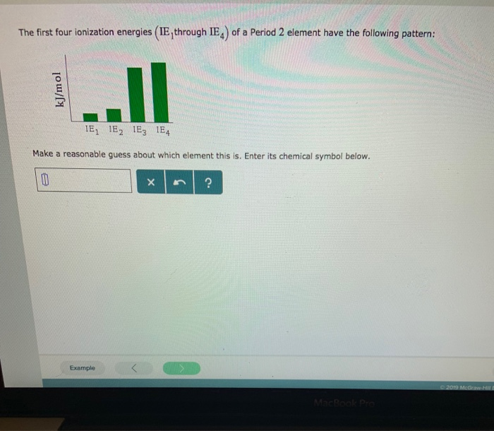 Solved The first four ionization energies (IE, through IE4) | Chegg.com