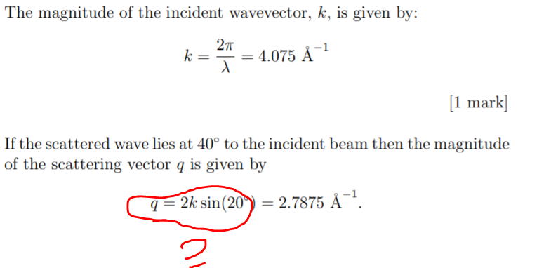 Solved (b) A beam of Cu KQ X-rays (1 = 1.5418 Å) is incident | Chegg.com