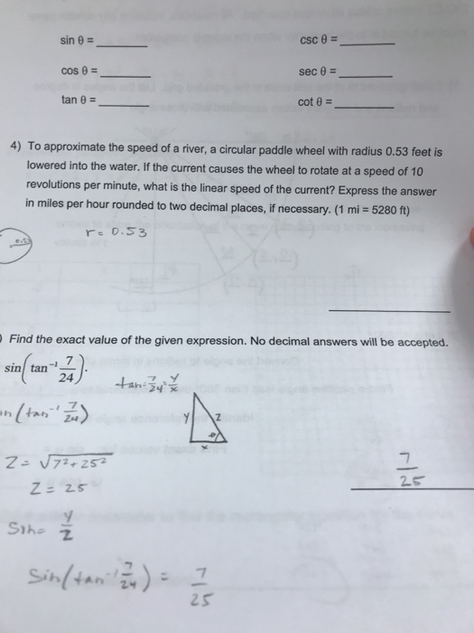 Solved cos ? = sec ?- tan ?- cot ? = 4) To approximate the | Chegg.com