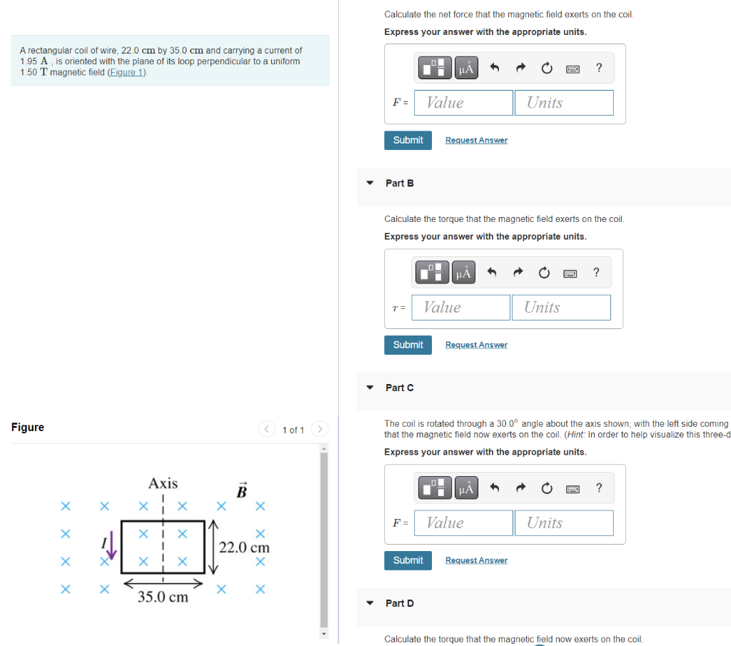 Solved Calculate the net force that the magnetic field | Chegg.com