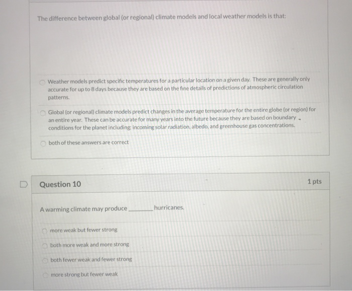 WHAT IS THE DIFFERENCE BETWEEN REGIONAL AND GLOBAL CLIMATE Technical ...
