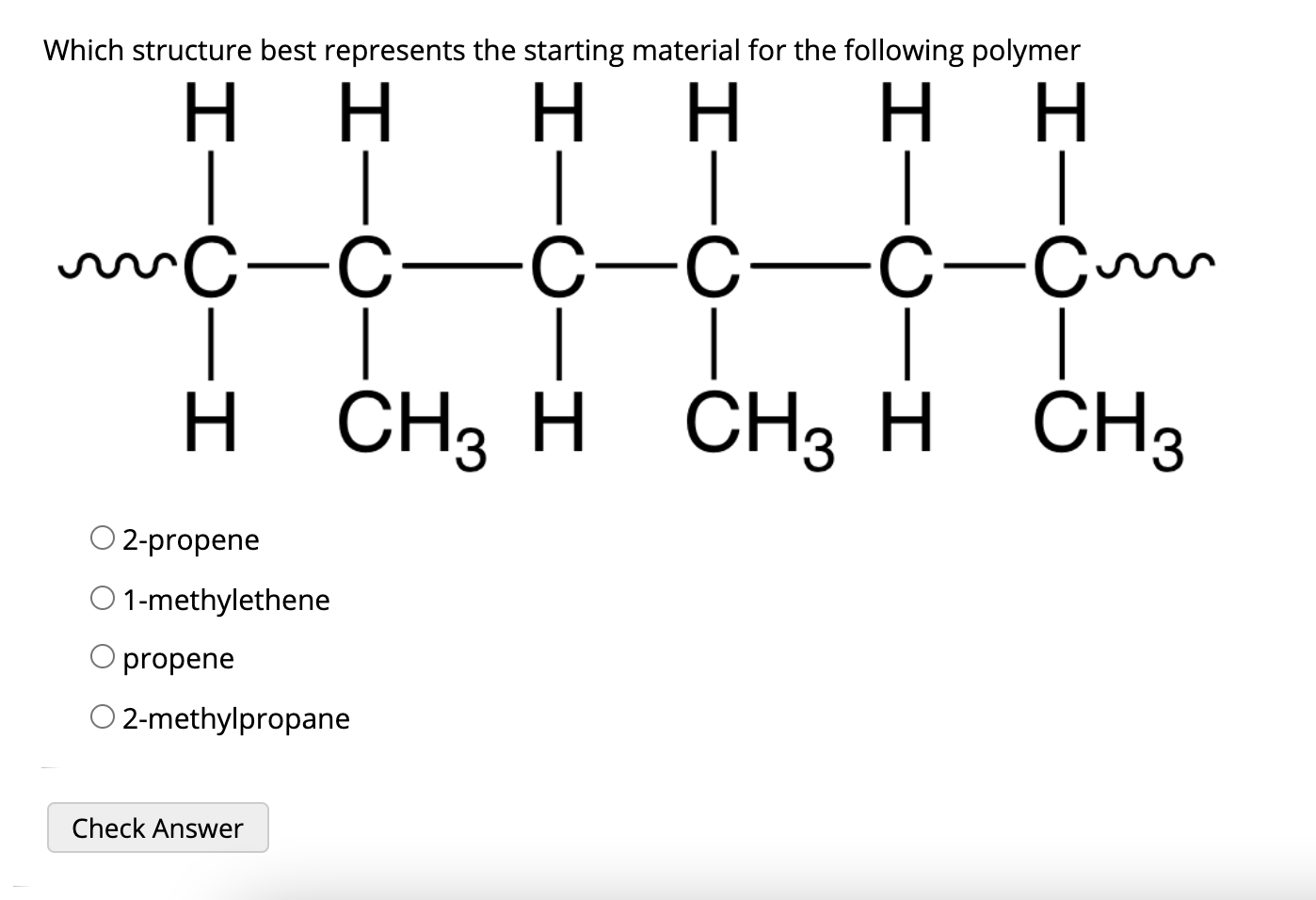Solved Which structure best represents the starting material | Chegg.com