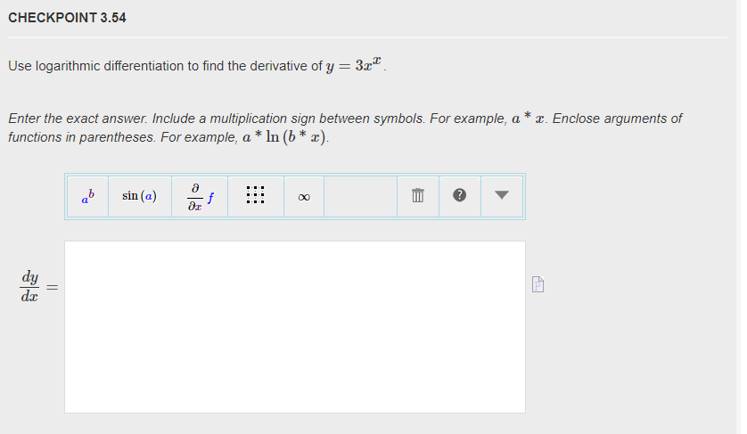 Solved Use logarithmic differentiation to find the | Chegg.com