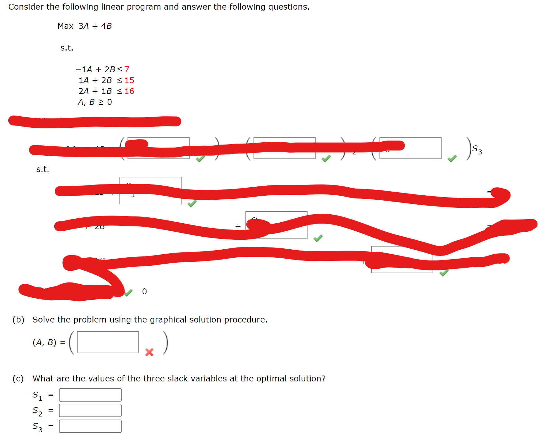 Solved Consider the following linear program and answer the | Chegg.com