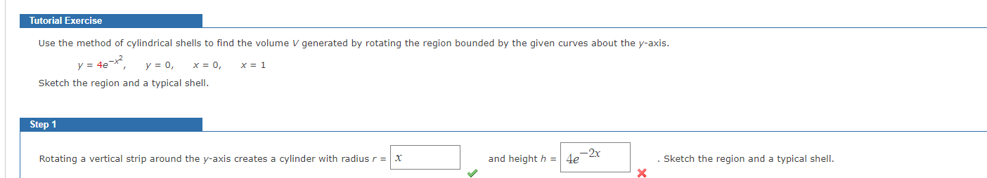 Solved Tutorial Exercise Use the method of cylindrical | Chegg.com