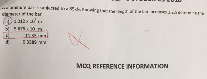 Solved 1) Calculate the total elongation of steel bar, | Chegg.com