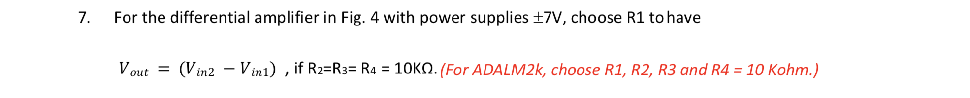 Solved R2 +7 V Ri 7 5, R2 6 Vout RI R3 V 3 + 1 -7 V Vini | Chegg.com