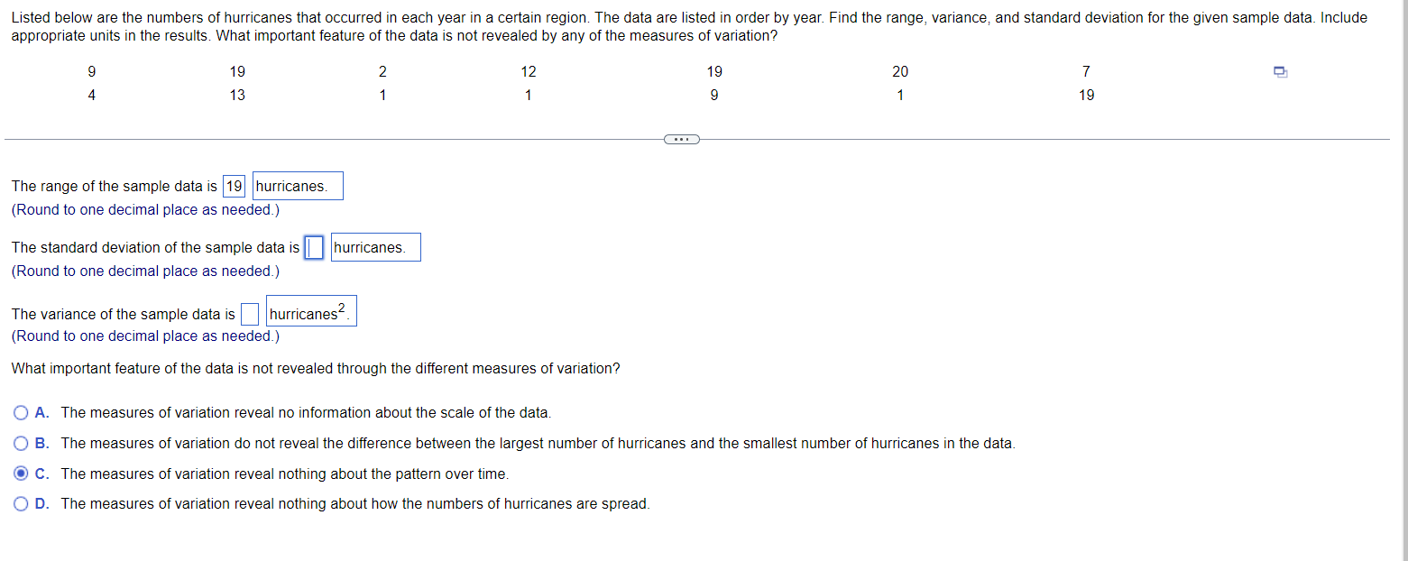 Solved appropriate units in the results. What important | Chegg.com