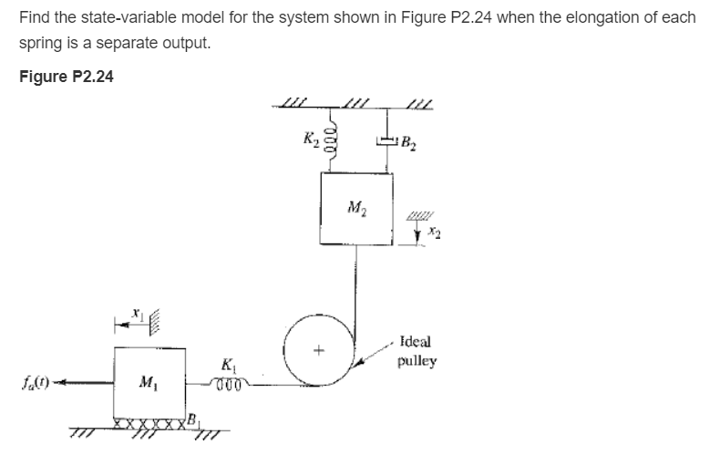 Solved Find the state-variable model for the system shown in | Chegg.com Solved Find the state-variable model for the system shown in | Chegg.com