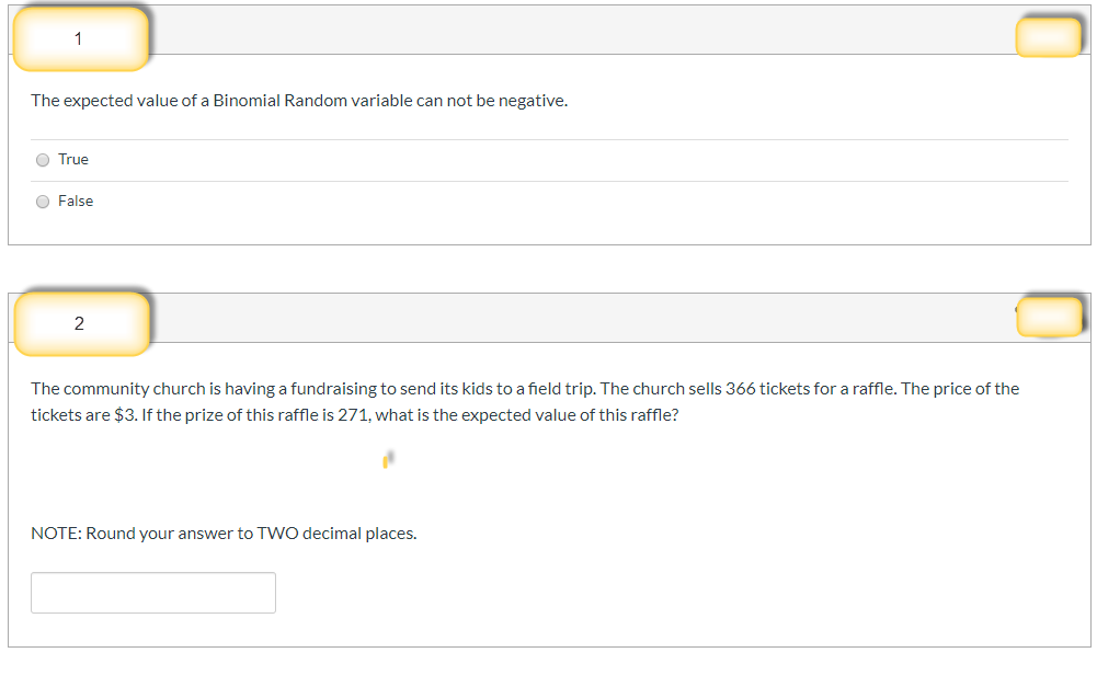 Solved The expected value of a Binomial Random variable can | Chegg.com
