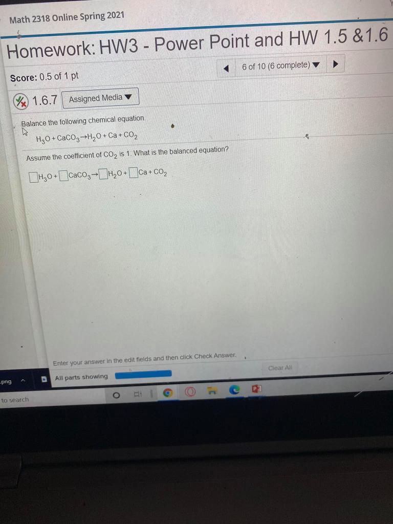 Solved Math 2318 Online Spring 2021 Homework: HW3 - Power | Chegg.com