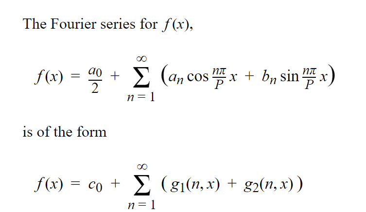 Solved Problem \#3: Expand the following function in a | Chegg.com