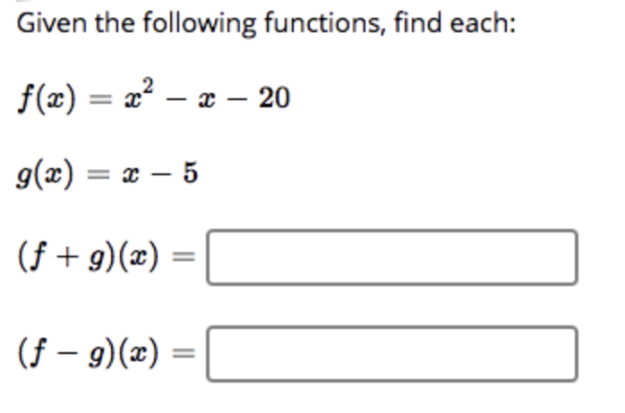 Solved Given the function f(x) = 6x – 8, evaluate and | Chegg.com