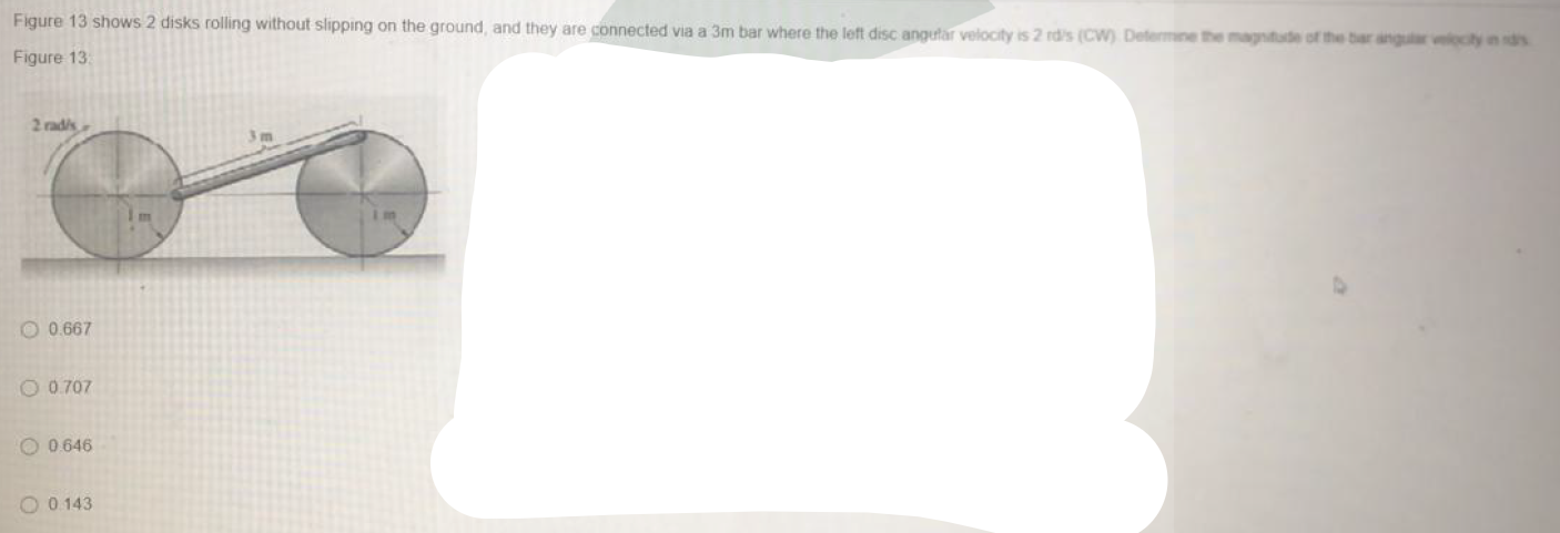 Solved Figure 13 shows 2 disks rolling without slipping on | Chegg.com