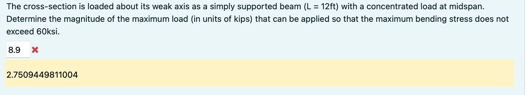 Solved Q1: Given a C10x30. I= 103 in^4 Q2: Given a | Chegg.com