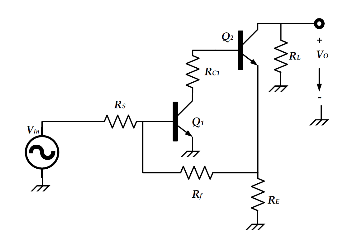 Solved Determine the type of feedback (FeedBack) used in the | Chegg.com