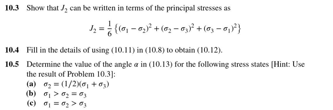 Solved 10.3 Show that J2 can be written in terms of the | Chegg.com