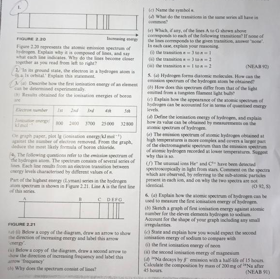Solved FIGURE 2.20 Increasing energy Figure 2.20 represents | Chegg.com