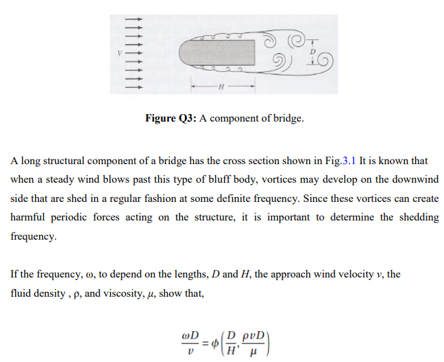 Solved To -H Figure Q3: A component of bridge. A long | Chegg.com