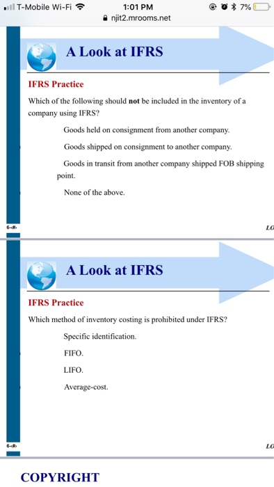 Solved .11 T-Mobile Wi-Fi 令 1:01 PM a njit2.mrooms.net A | Chegg.com