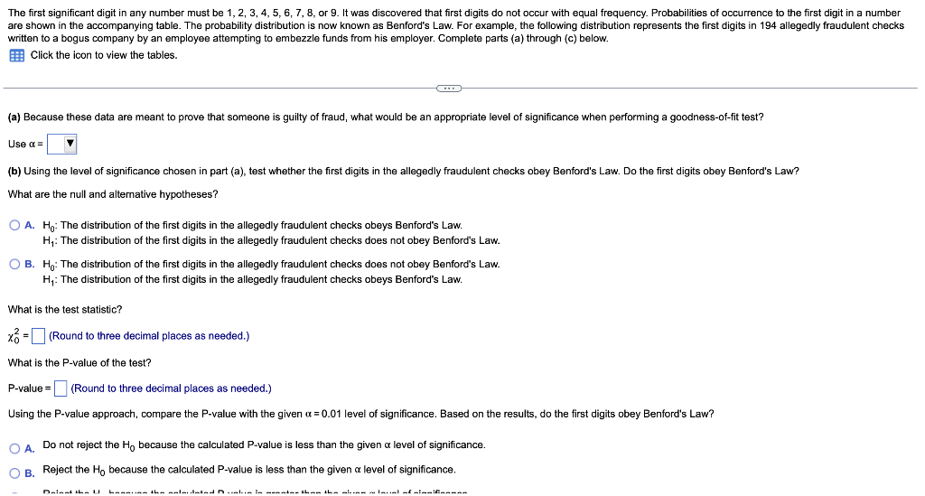 Solved The first significant digit in any number must be | Chegg.com