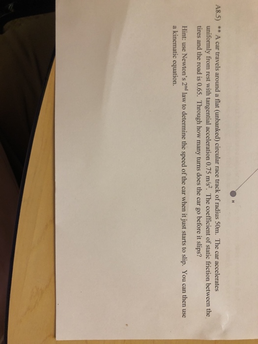 Solved ) **A particle of mass m and initial velocity vo | Chegg.com