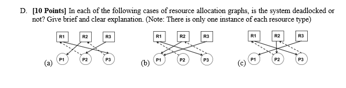 Solved D. [10 Points] In each of the following cases of | Chegg.com