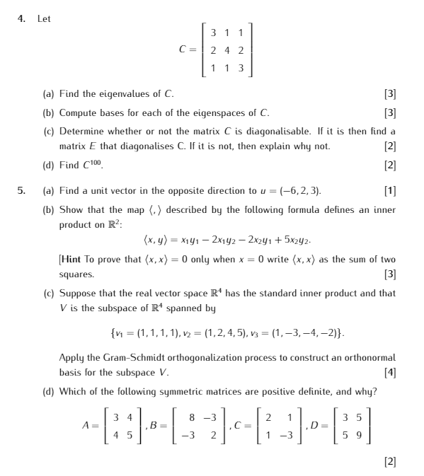 Solved 1. (a) In a vector space V over the field F prove | Chegg.com