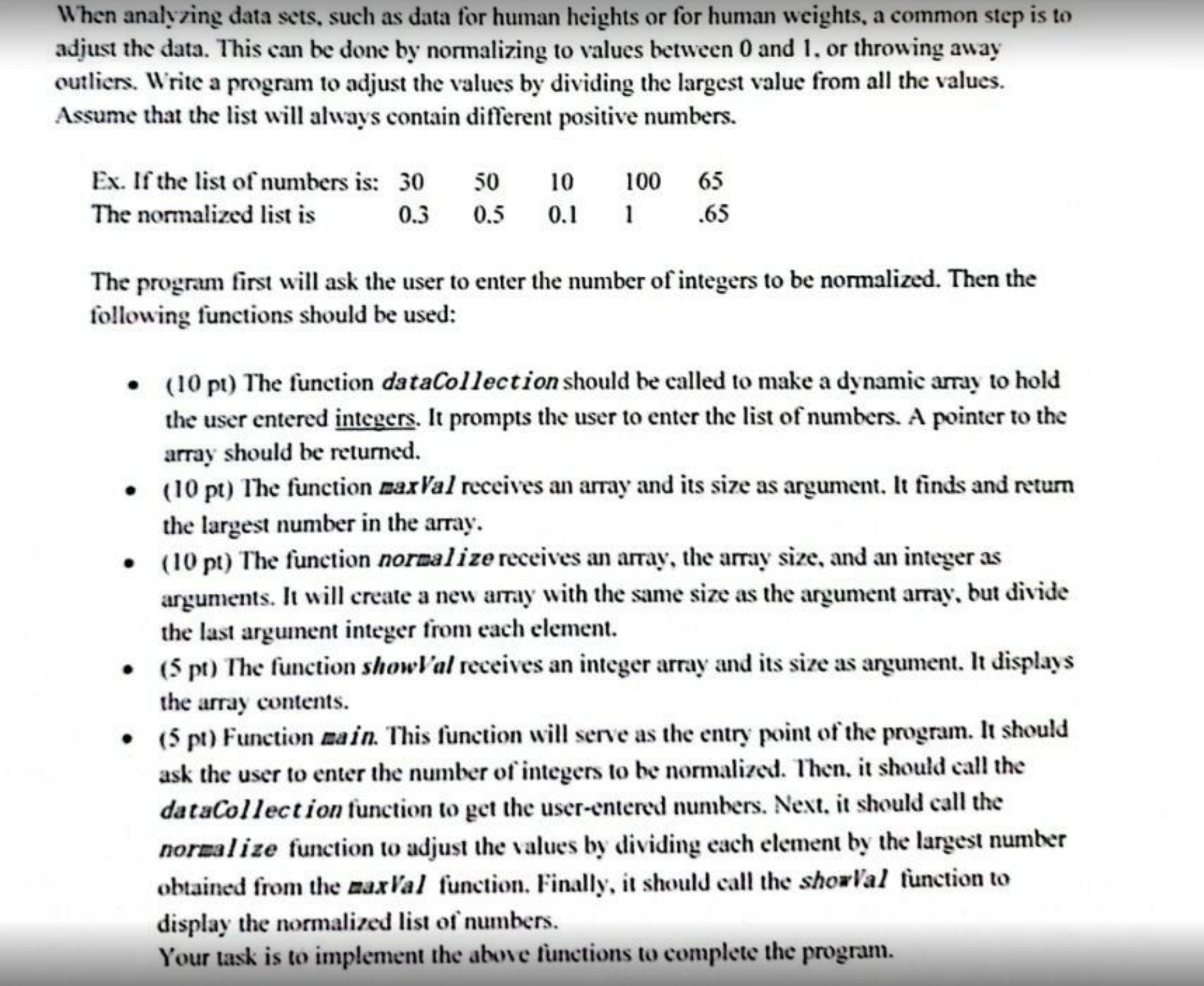 Solved When analy zing data sets, such as data for human | Chegg.com