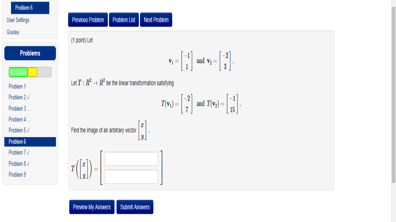 Solved Problem 6 User Settings Previous Problem Problem List 7184