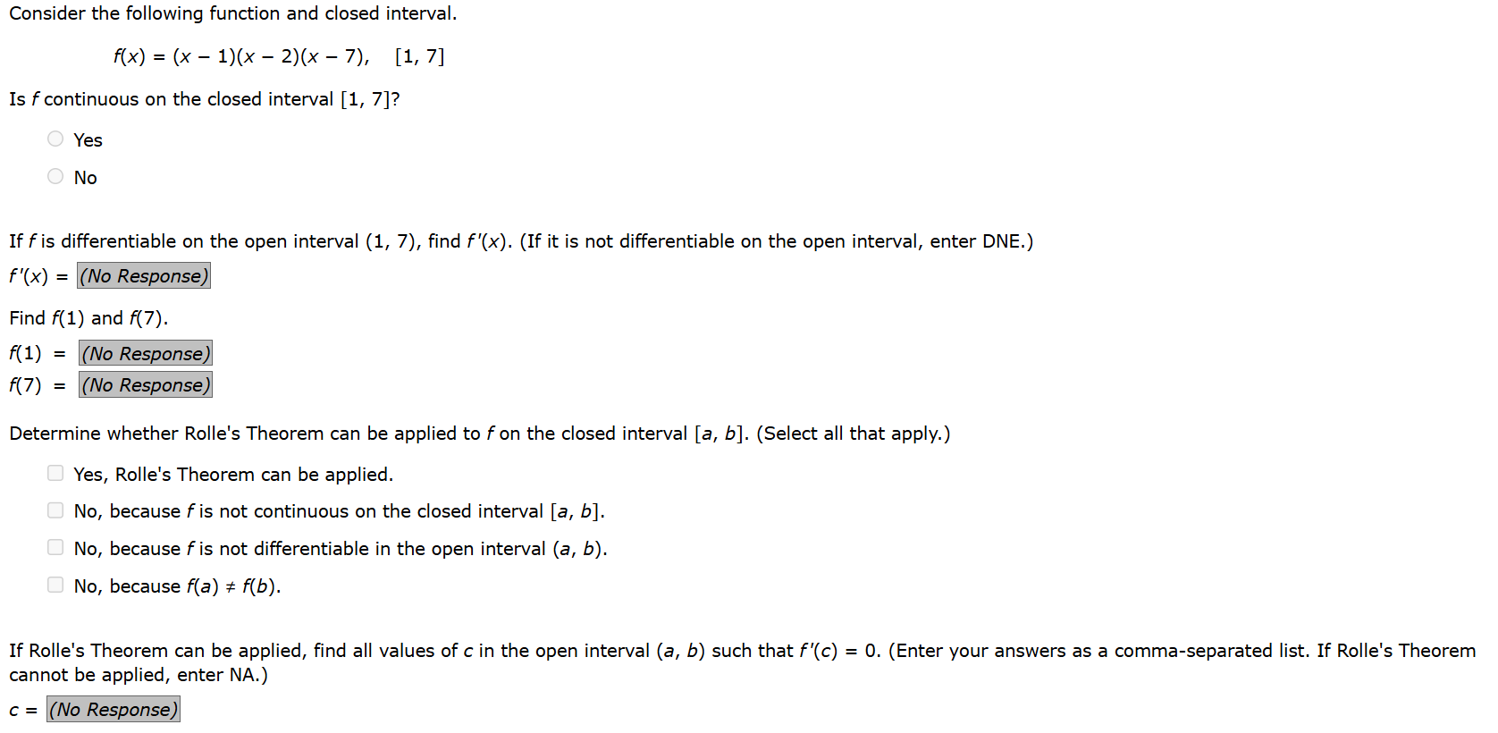 Solved Consider the following function and closed | Chegg.com