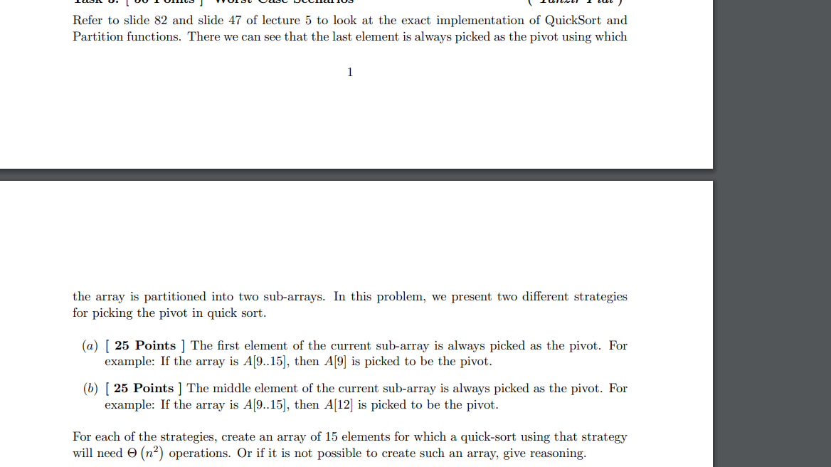 Solved Refer to slide 82 and slide 47 of lecture 5 to look | Chegg.com