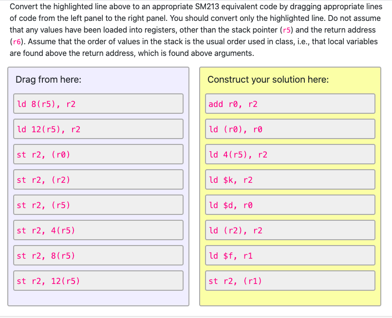 Solved Consider The Following C Code Int D Void Fooint K 7275