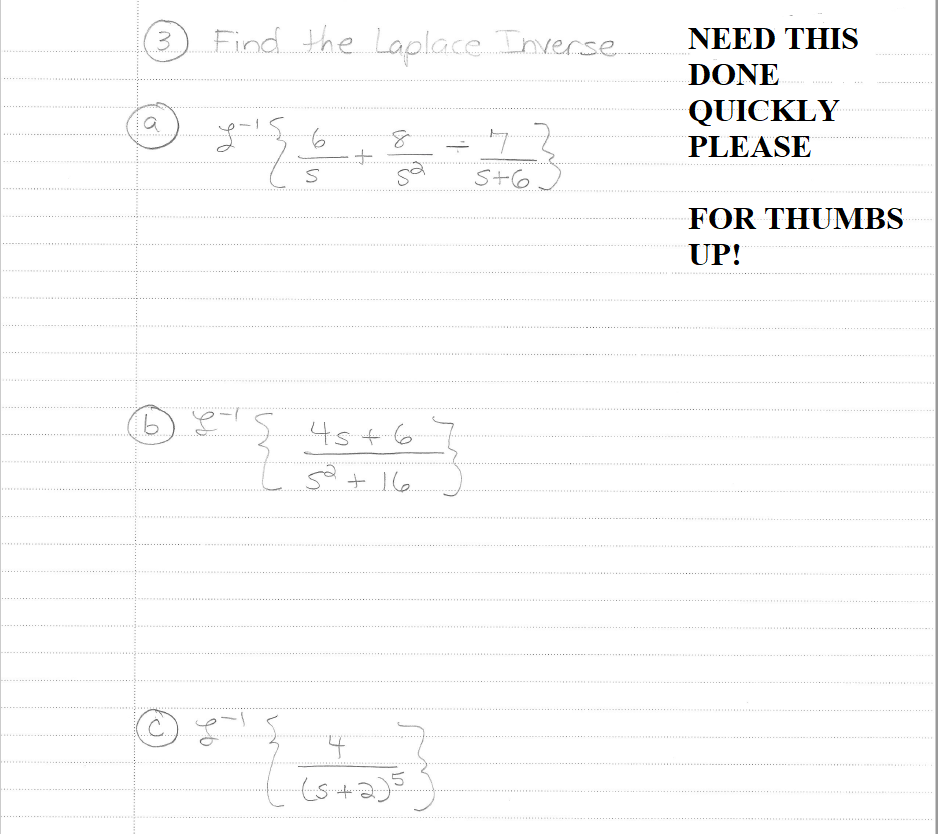 Solved Laplace Transforms Definition L{f(t)}=∫0∞e−5tf(t)dt | Chegg.com