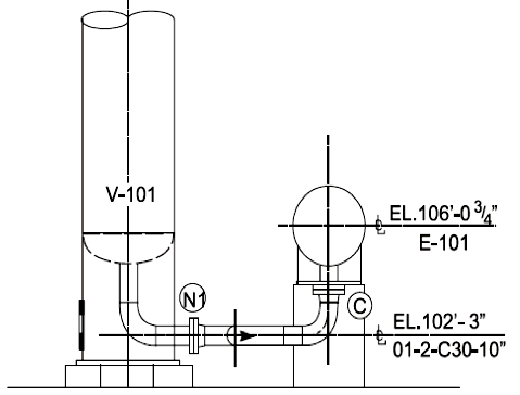 Solved Draw the piping isometric for the sample line showed | Chegg.com