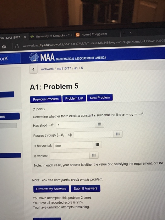 Solved Determine whether there exists a constant c such that | Chegg.com