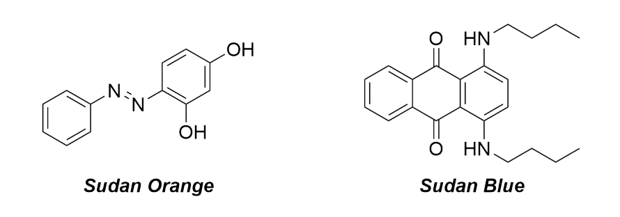 Solved Ο ΗΝ ОН Z 'N OH O HN. Sudan Orange Sudan Blue For | Chegg.com