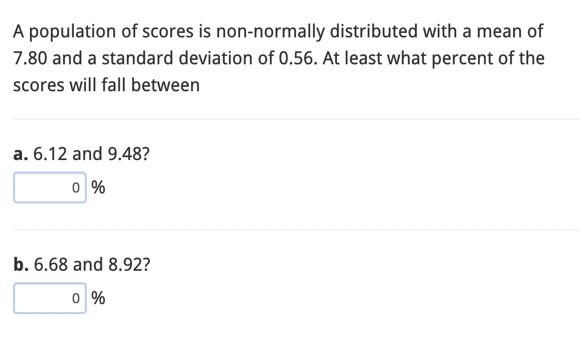 Solved A population of scores is non-normally distributed | Chegg.com