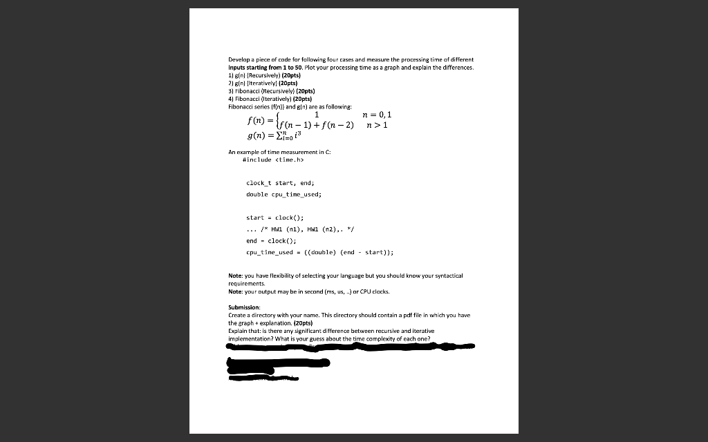 Solved Develop a piece of code for following four cases and | Chegg.com