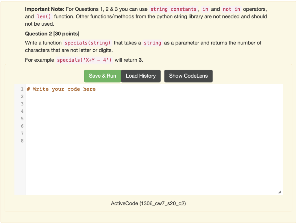 Solved Important Note: For Questions 1, 2 & 3 you can use | Chegg.com