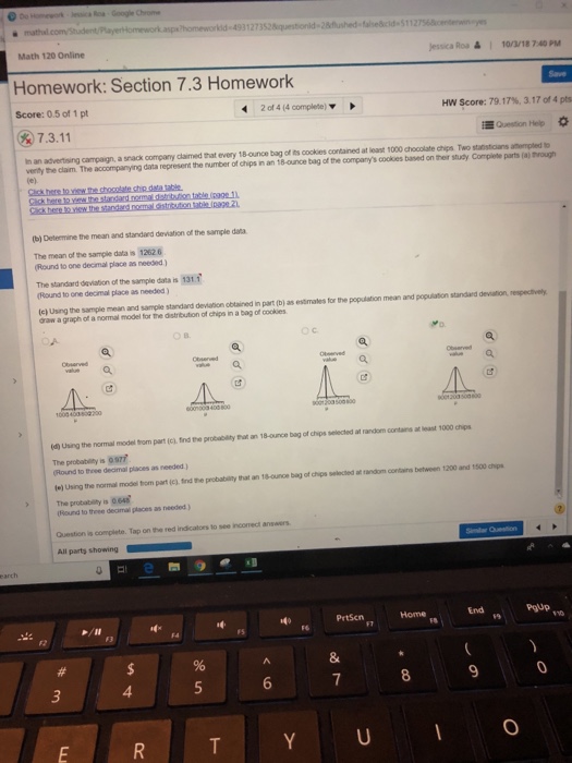 Solved Homework Section 7 3 Homework Score 0 5 Of 1 Pt 42