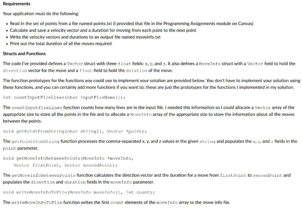 Assignment Description In this assignment, you'll be | Chegg.com